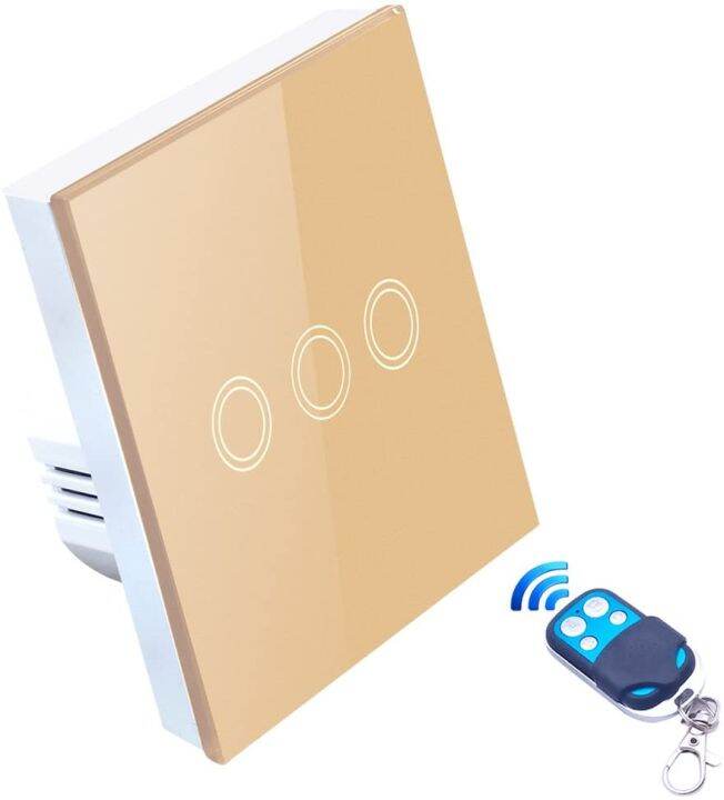 "Touch Light Switch with Remote,LED Wireless Smart Light Switch ...