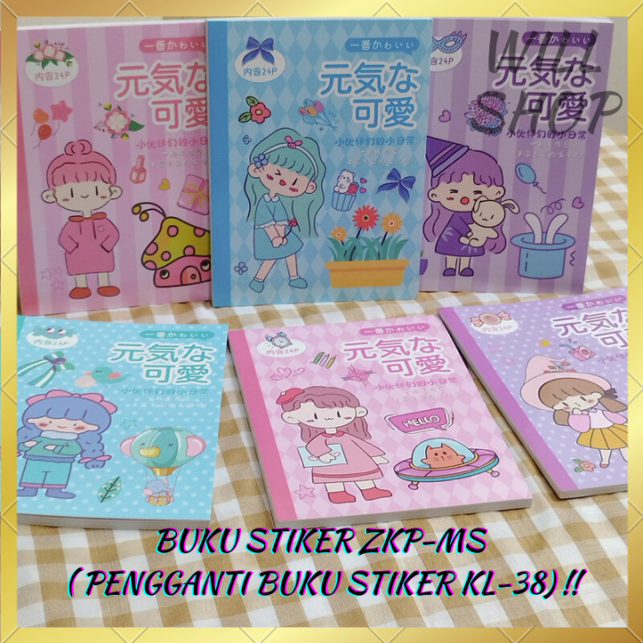TERBARU MINI BUKU STICKER CEWE ZKP-MS ( PENGGANTI BUKU STIKER KL-38 ...