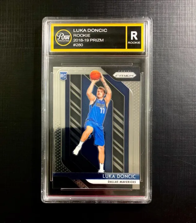 Luka Doncic Rookie RC NBA Card 2018 Panini Prizm #280 Raw Card in Slab ...