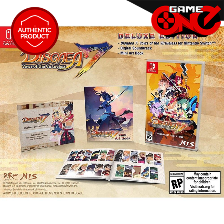 Nintendo Switch Disgaea 7 Vows of the Virtueless Deluxe Edition [US ...