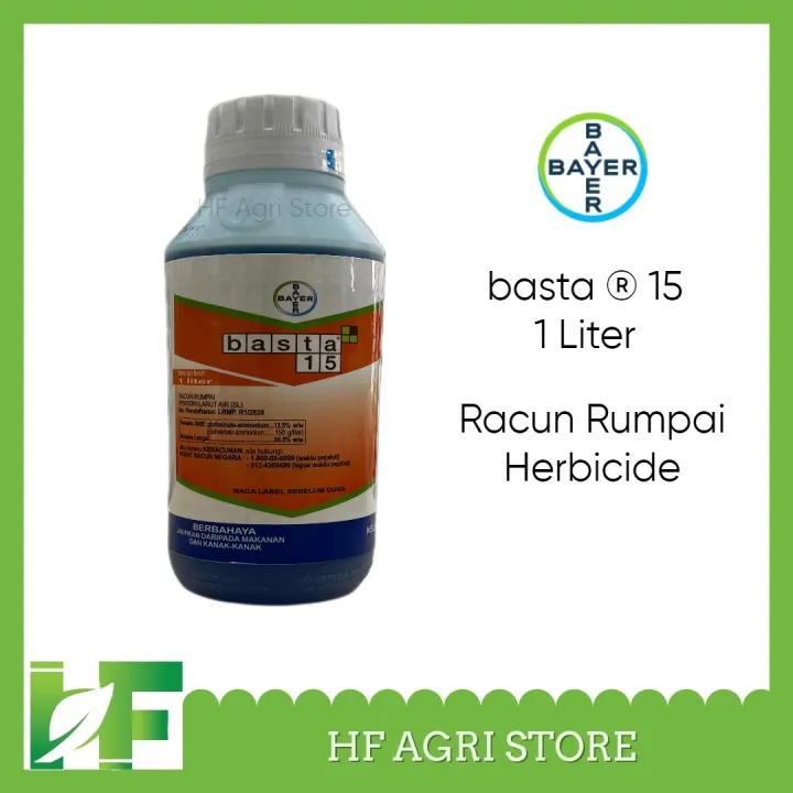 BASF - Basta®15 - 1L - Racun Rumpai / Herbicide / Weeds Killer ...
