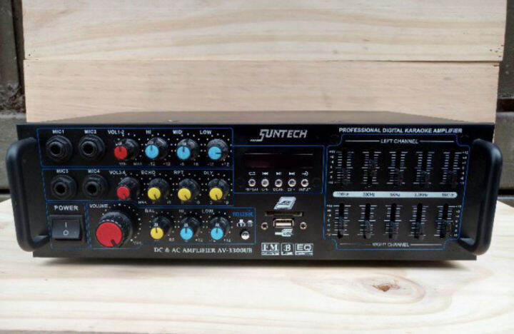 Suntech/Homevision AV-3800 UB FM BLUETOOTH Stereo karaoke power ...