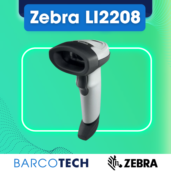 Zebra / Motorola Symbol LI2208 Barcode Handheld Scanner 1D - Corded ...