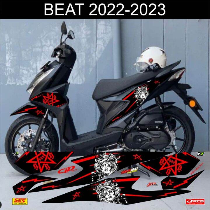 STICKER VARIASI STRIPING BEAT 2022-2023 MEDUSA | Lazada Indonesia