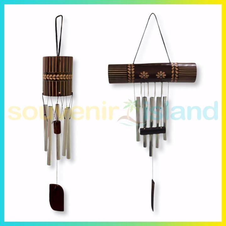 ♂Bamboo Wind Chime (Medium) Philippine Souvenir☬ | Lazada PH