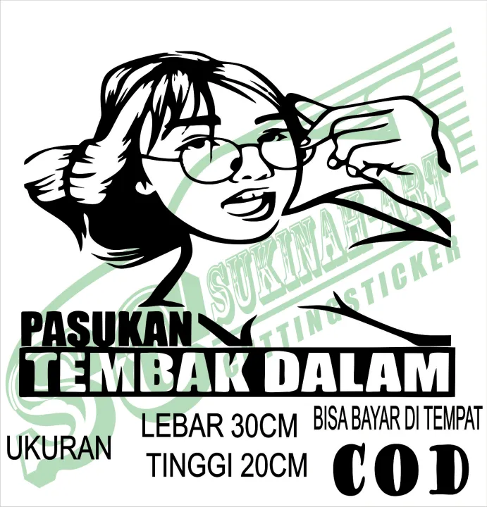 Stiker mobil stiker tulisan stiker kata kata Stiker mobil variasi ...