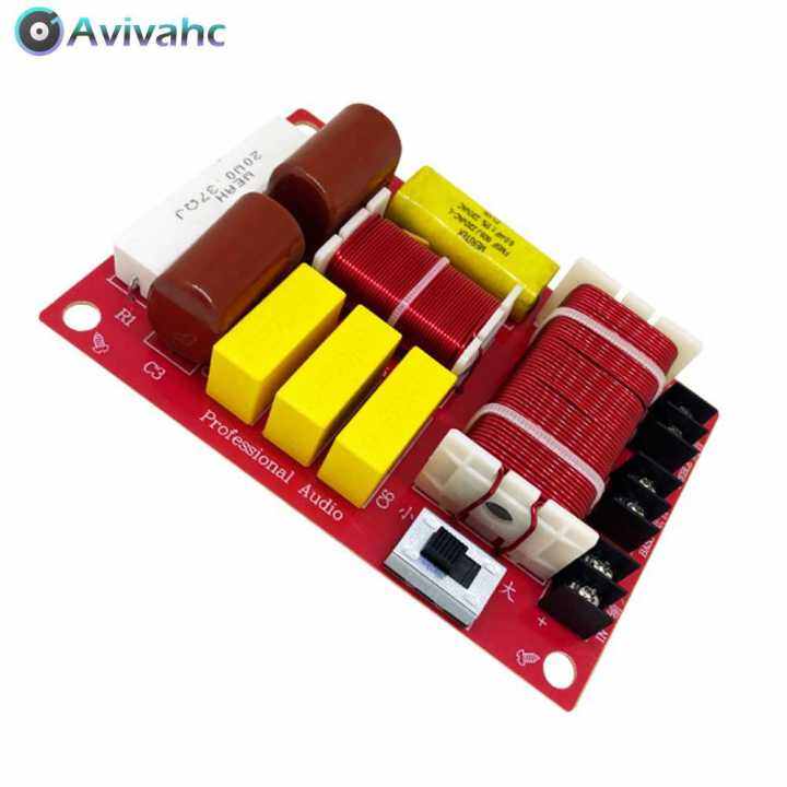 WEAH-2507 2 Way Speaker Crossover Circuit Treble Bass Filter Frequency ...