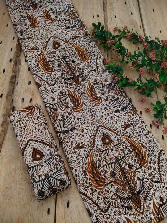 Kain Batik Printing Halus Motif Mataram Bagus Buat Seragam Acara ...