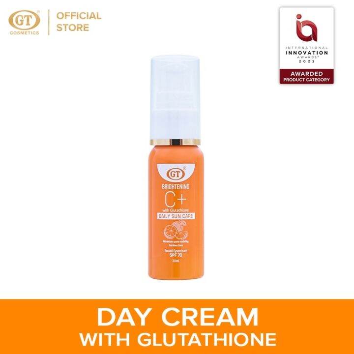 GT Cosmetics Brightening C Daily Sun Care with SPF70 30ml | Lazada PH