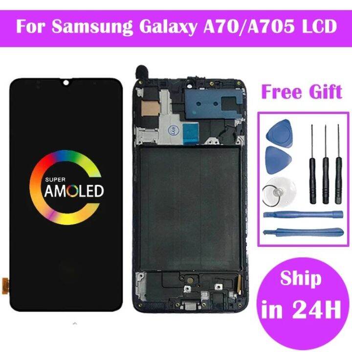 OLED For Samsung Galaxy A70 LCD A705 A705F SM-A705F LCD Display + Touch ...