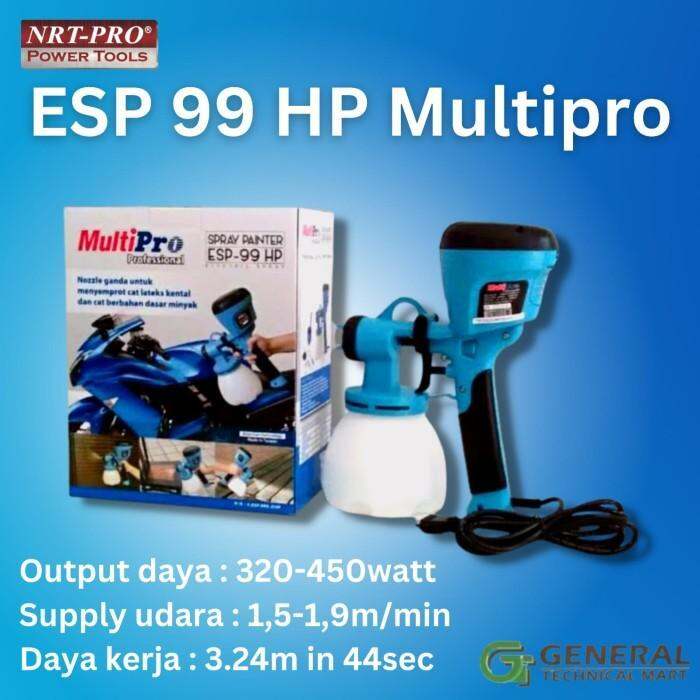 SPRAY GUN ELEKTRIK MULTIPRO ESP 99 HP - TOKOASMA | Lazada Indonesia
