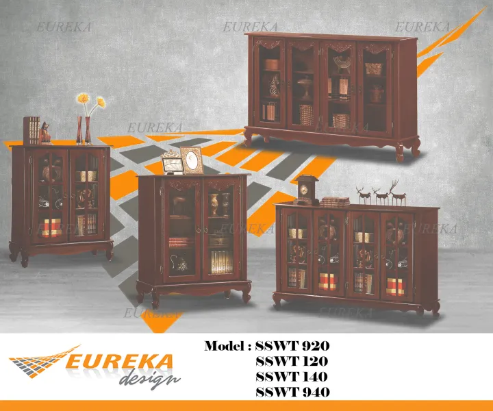 [PRE ORDER 4 WEEK] Low Classic Book Cabinet/ Almari Buku Klasik Display ...