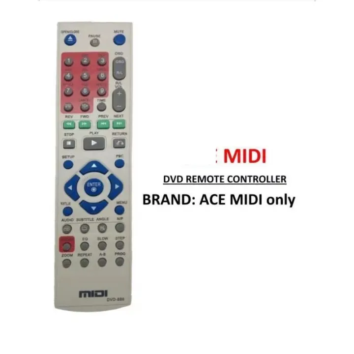ACE Universal MIDI DVD Remote Contollers | Lazada PH