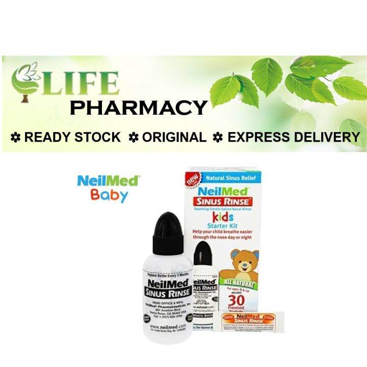 NEILMED SINUS RINSE KIDS STARTER KIT (30s/60s) | Lazada