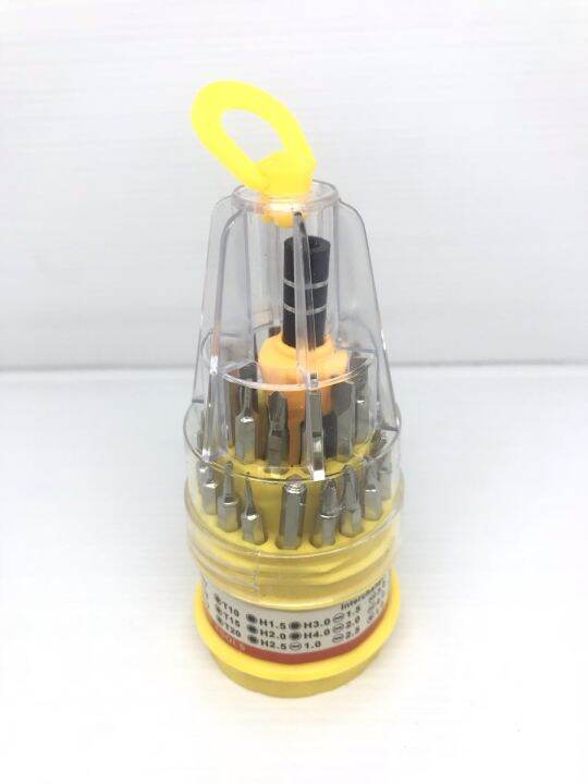 obeng set mini 16 in 1 obeng botol | Lazada Indonesia