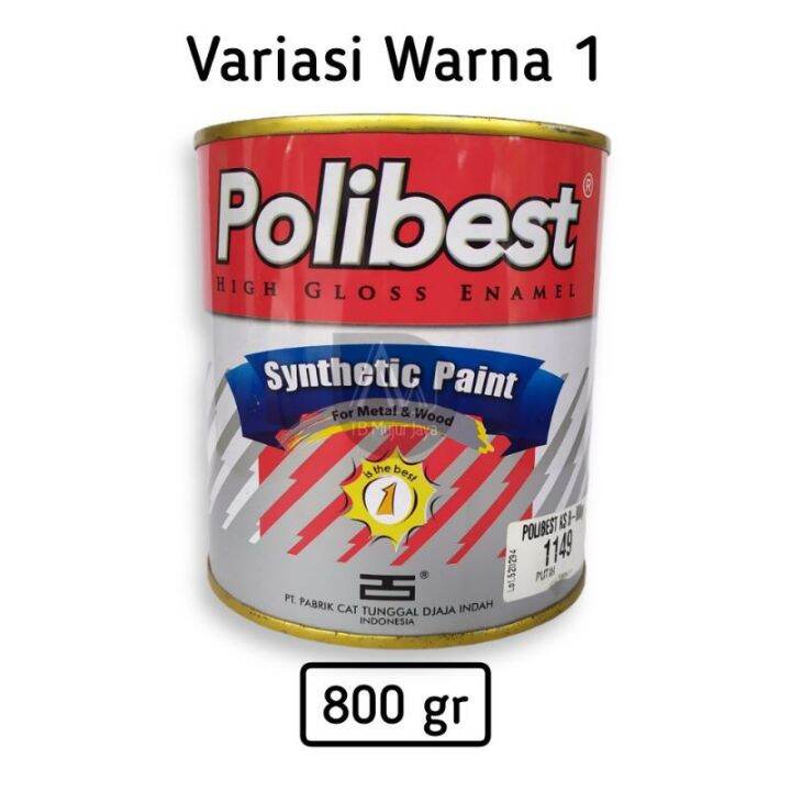 Polibest Cat Kayu dan Besi 800 gr Variasi Warna 1 | Lazada Indonesia