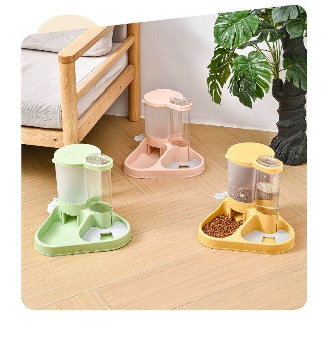 Boqi Factory ที่ให้น้ำ อาหาร อัตโนมัติ แบบ2-in-1 เครื่องให้อาหารสัตว์เลี้ยง CN4000 | Lazada.co.th