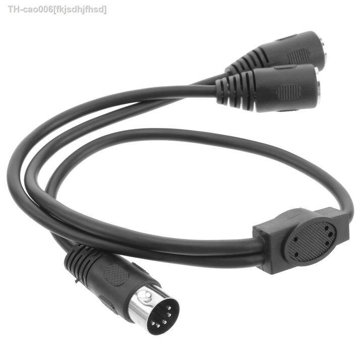 Cable Midi Pin Splitter Din Adapter Plug Cord Male Aux Extension ...