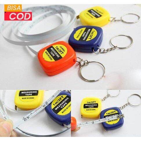 Meteran Mini 1 meter dilengkapi Gantungan Kunci | Lazada Indonesia