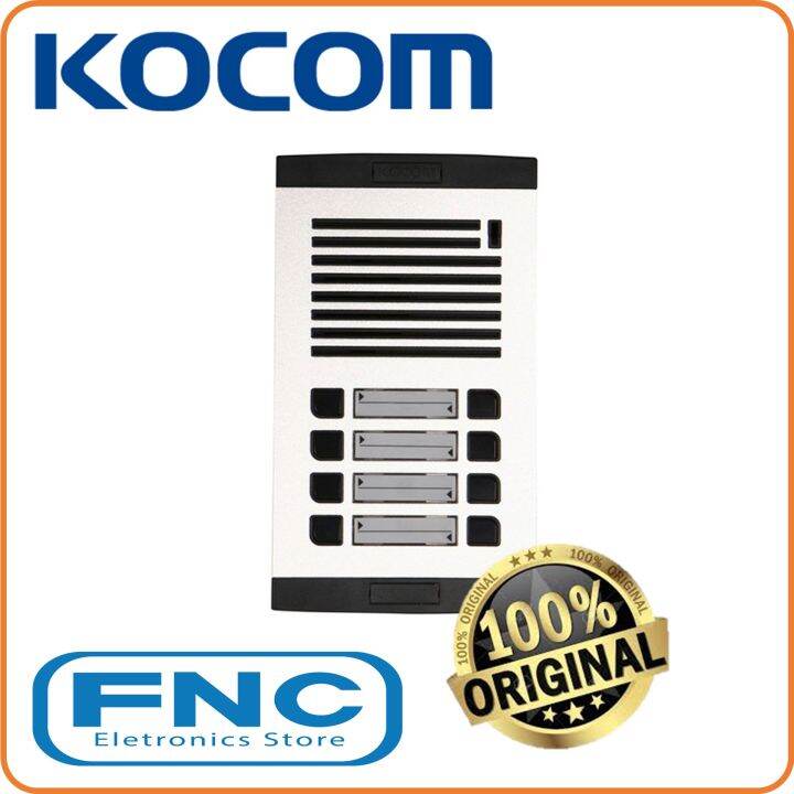KOCOM KAL-T308 Analog 8CH Multiple Doorphone Outdoor Lobby Intercom Master Unit Work With Sub ...