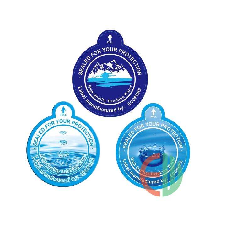 Hygienic Sticker/Non Spill Cap /Round Gallon Sticker(1,000PCS) High ...