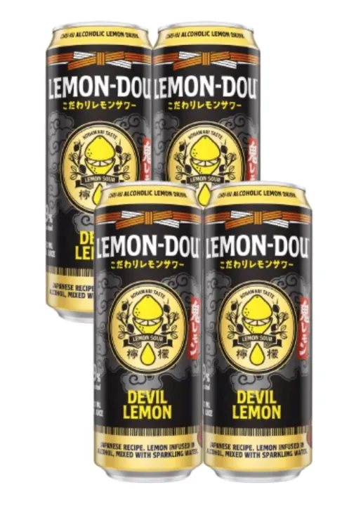 Lemon-Dou Devil Lemon 330 mL Chu-hi Pack of 4 Cans | Lazada PH