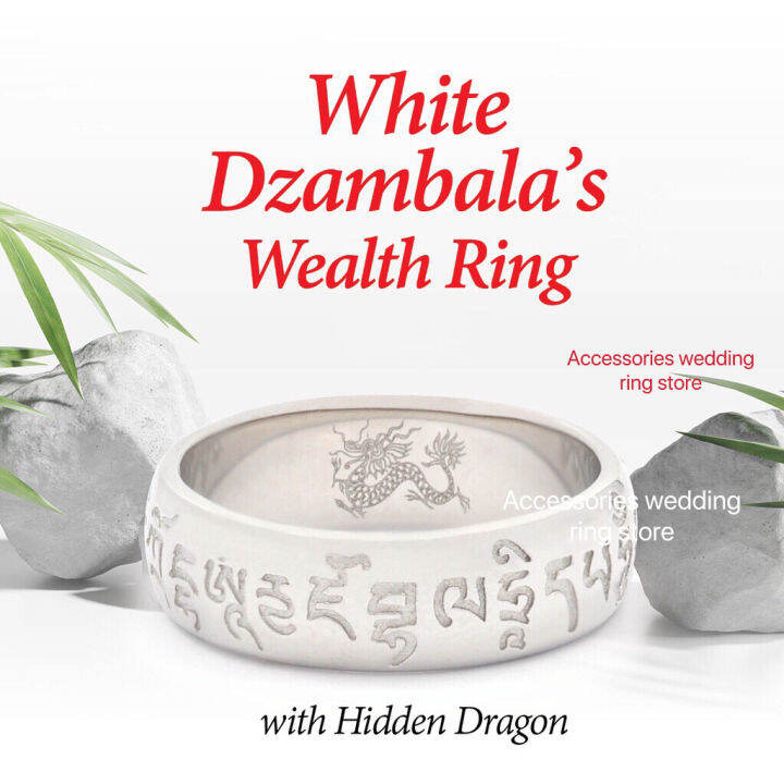 Fengshui 2023 White Dzambala’s Wealth Ring | Lazada PH