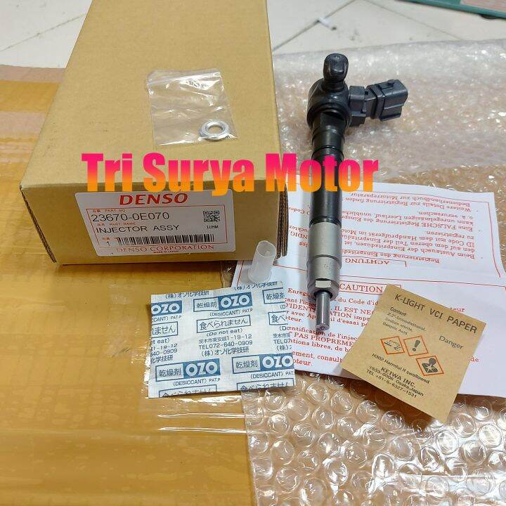 NOZZLE INJECTOR NOSEL HILUX REVO NEW 2021 6PIN 23670-0E070 ORI 1PC ...