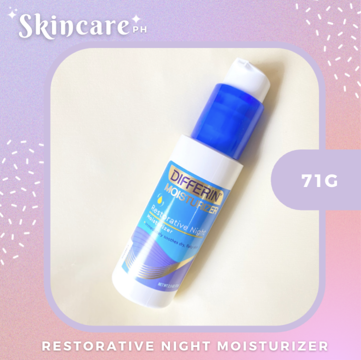 [dented box] Differin Restorative Night Moisturizer 71g | Lazada PH