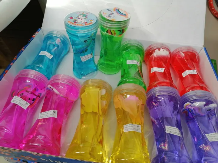 สลาม Slime เซ็ท คละสี ของเล่นเสริมพัฒนาการเด็ก ฝึกทักษะ ฝึกกล้ามเนื้อ