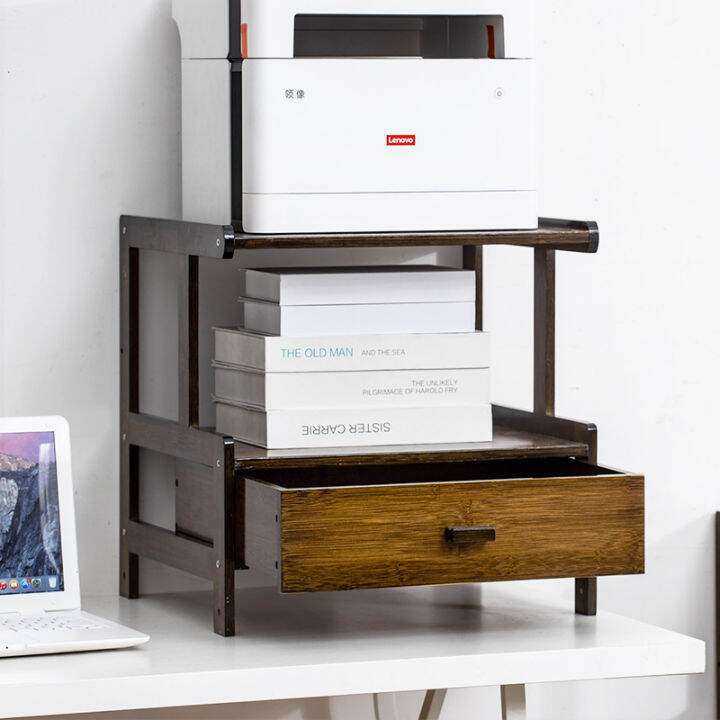 Office printer desk shelf desktop multi-layer storage printer rack ...