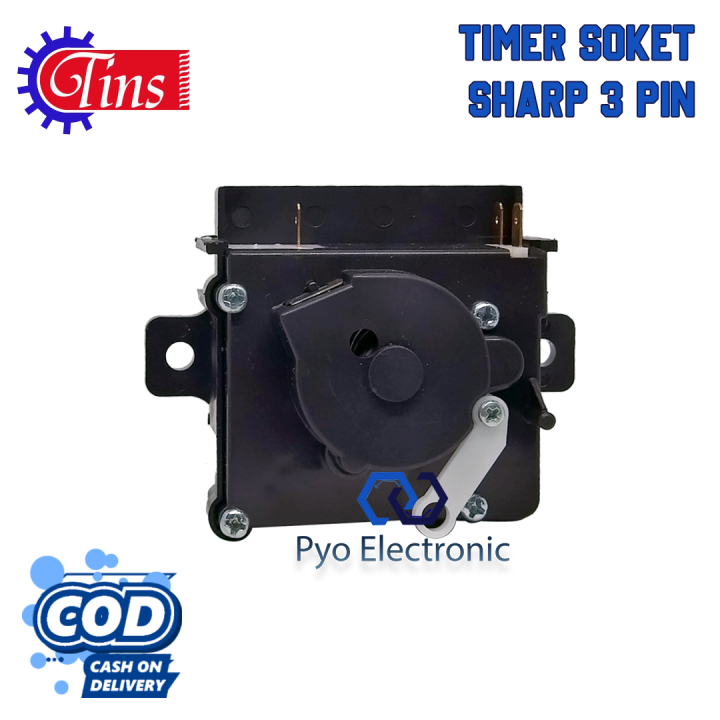 TIMER WASH MESIN CUCI SHARP SOKET 3 PIN TIMER MESIN CUCI SHARP 3 SKUN ...