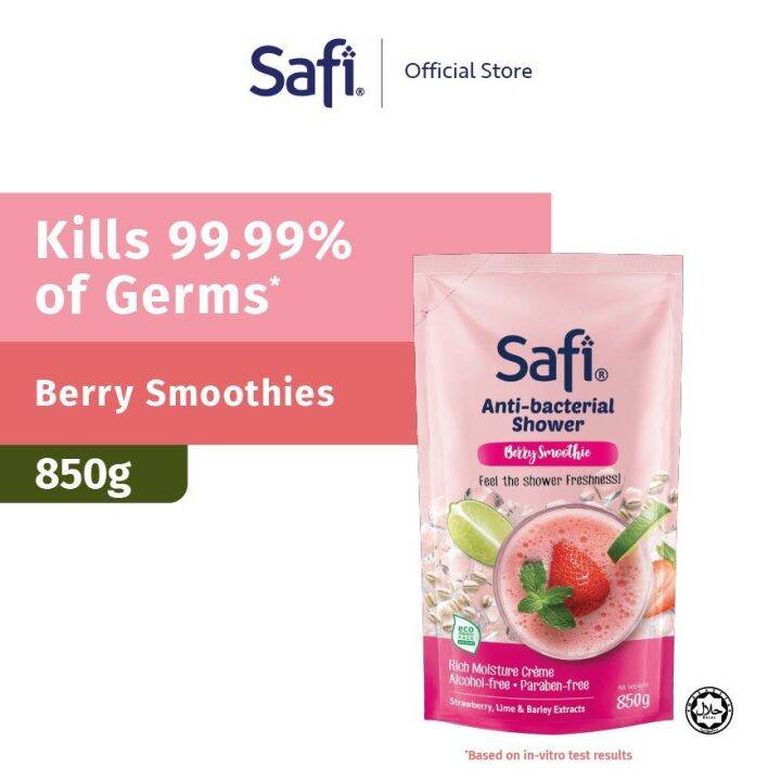 SAFI Antibacterial Shower Berry Smoothie / Body Shampoo / Bath & Body ...