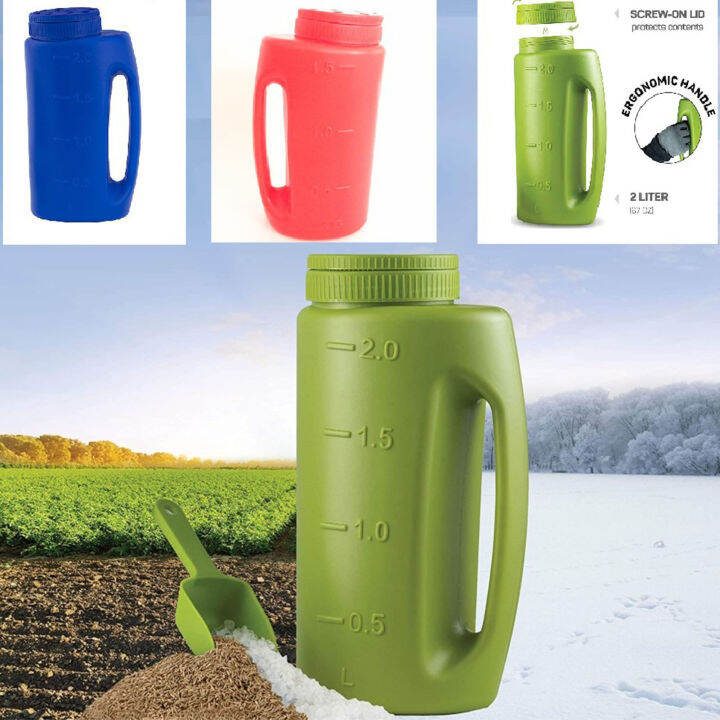 Handheld Spreader Fertiliser Seeding Pot Lightweight Easy to Operate ...
