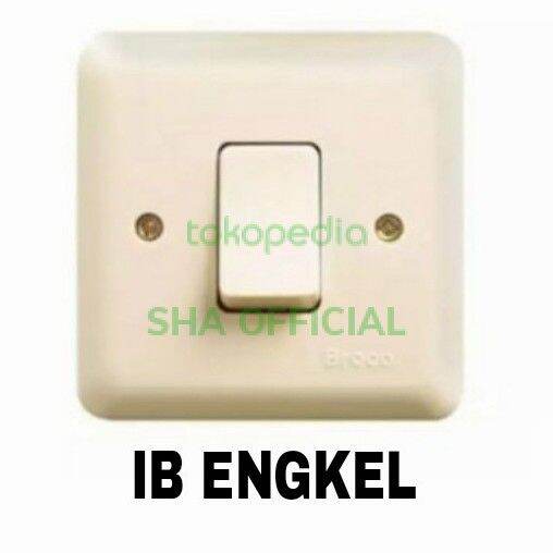 SAKLAR ENGKEL INBOW TANAM TEMBOK SKAKEL TUNGGAL | Lazada Indonesia