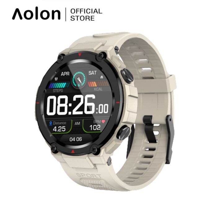 Aolon NAVI R สมาร์ทวอทช์ หน้าจอ IPS 1.32 นิ้ว 360PX GPS 3ATM วัด ...
