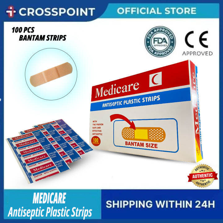 Medicare Antiseptic Plastic Strips 100pcs/pack | Lazada PH