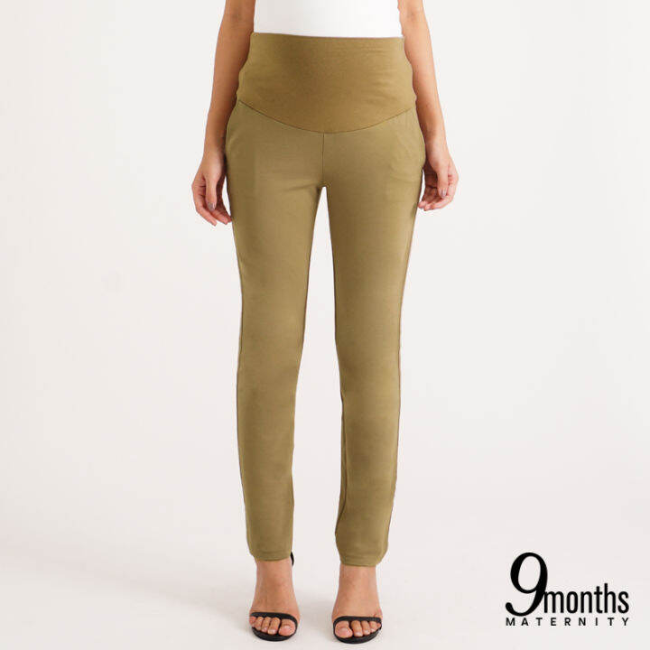 9months Maternity Slim Fit Ponte Pants | Seluar Ibu Mengandung | Seluar ...