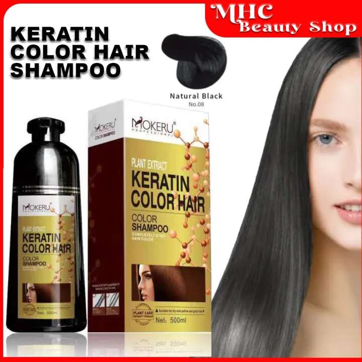 *NO COD* Mokeru Professional Keratin Color Hair Shampoo 500ml Natural ... *NO COD* Mokeru Professional Keratin Color Hair Shampoo 500ml Natural ...