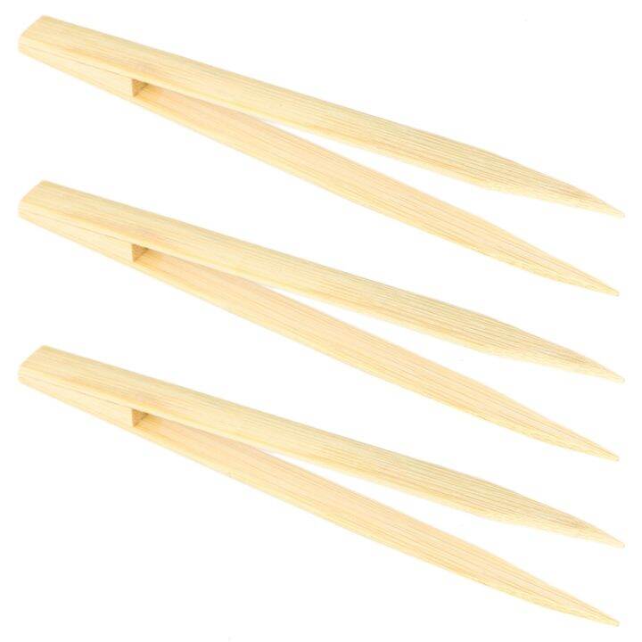 3X Pointy Tip Bamboo Straight Tweezer Tea Tong Handy Tool | Lazada.co.th