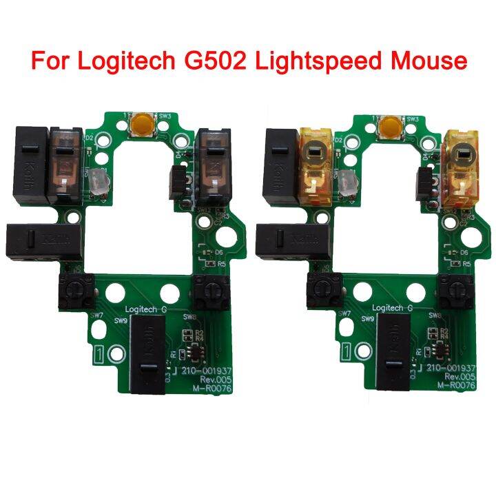 Mouse Switch Button Board Motherboard + Microswitch + Feet For Logitech ...