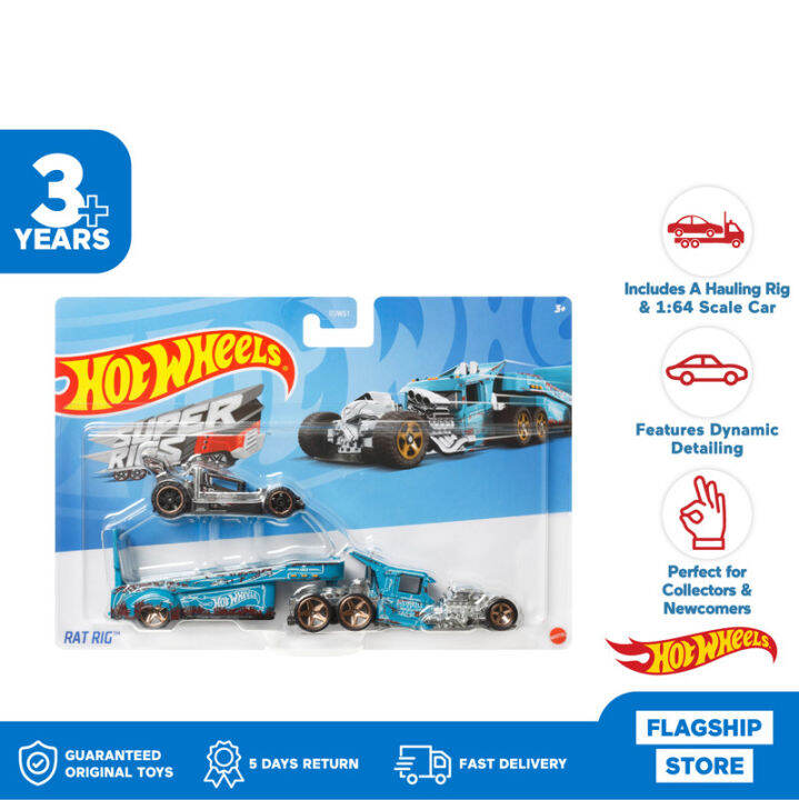 Hot Wheels Super Rigs Rat Rig - Mainan Mobil Balap | Lazada Indonesia