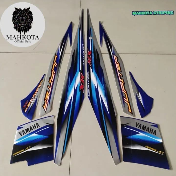 STRIPING STICKER LIS LES POLET motor yamaha Jupiter mx old 135 2006 ...