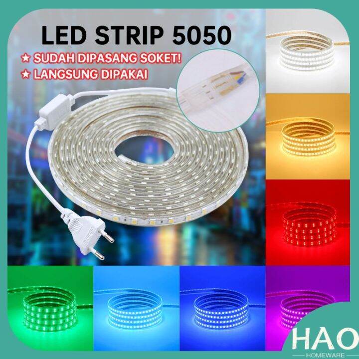 METERAN LAMPU LED STRIP 5050 SMD PER METER LED STRIP 5050 SMD / PAKET ...