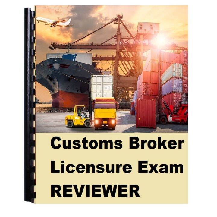 Learning Books Customs Broker Licensure Examination Reviewer | Lazada PH