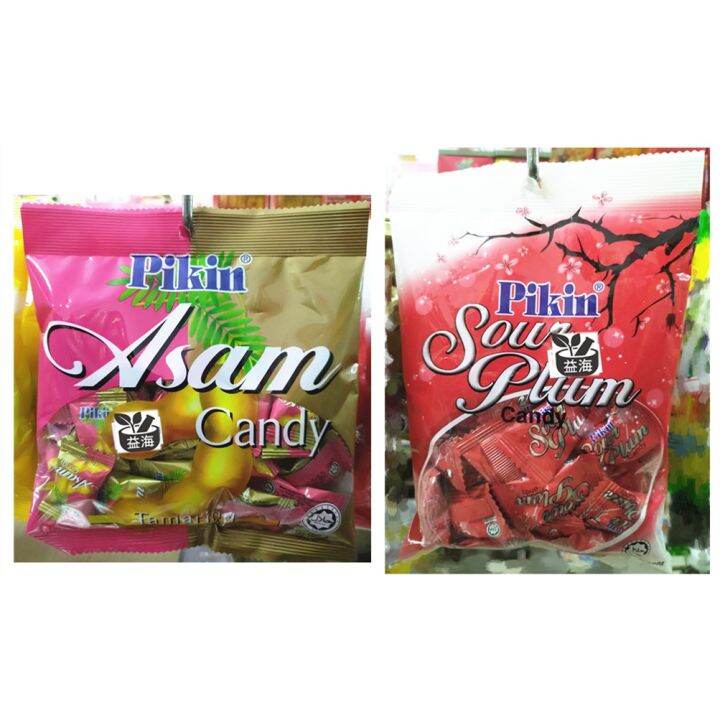 100G Pikin： Asam Candy Tamarind / Sour Plum Candy / Gula Asam | Lazada