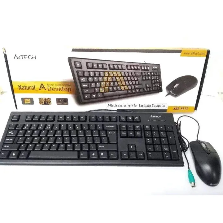 A4tech PS2 Keyboard Mouse Combo Krs83 | Lazada PH