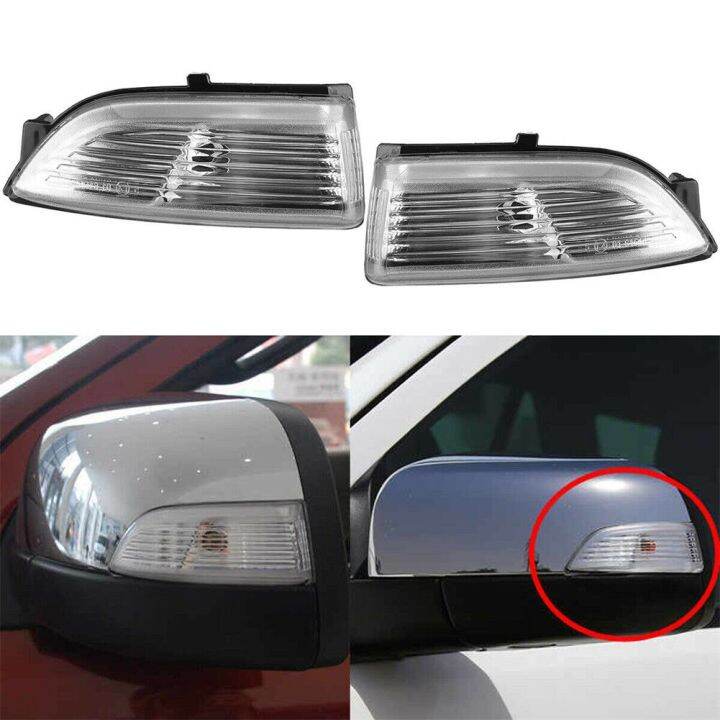 Left & Right Side Wing Mirror Indicator Lens Cover For Ford Ranger ...