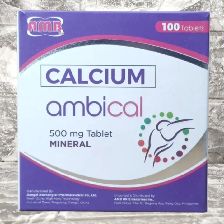 AMBICAL Calcium 100 Tablets | Lazada PH