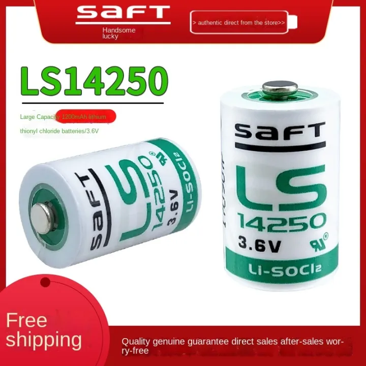 จัดส่งฟรี Saft อุปกรณ์ควบคุม PLC LS14250 3.6V,แบตเตอรี่ลิเธียม1/2AA KTS ...
